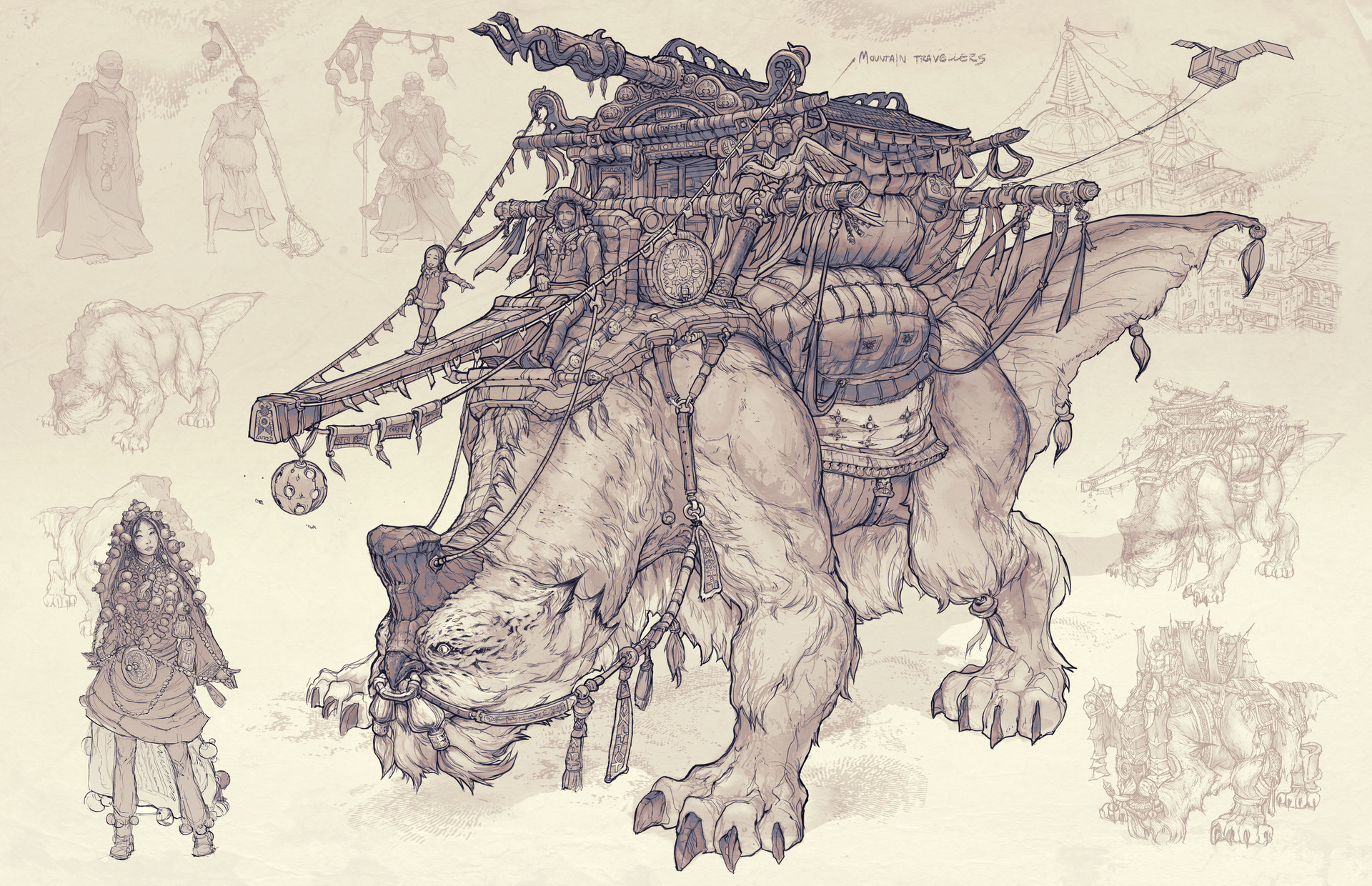 ArtStation - Nomadic travelling Creature