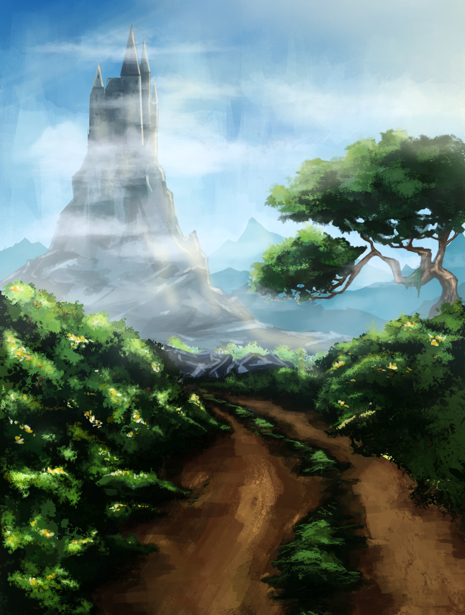 ArtStation - Road To Adventure Gate