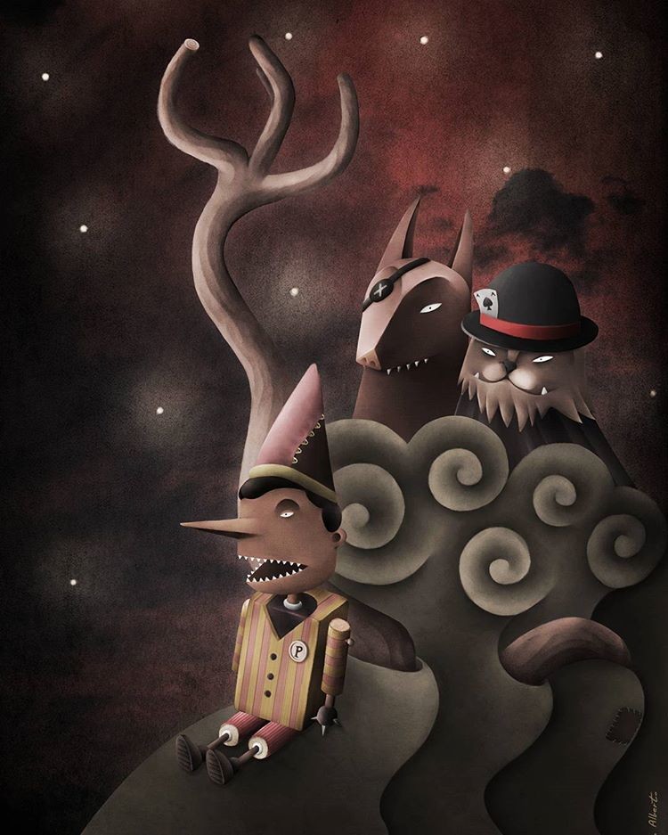 ArtStation - Pinocchio, il Gatto e la Volpe