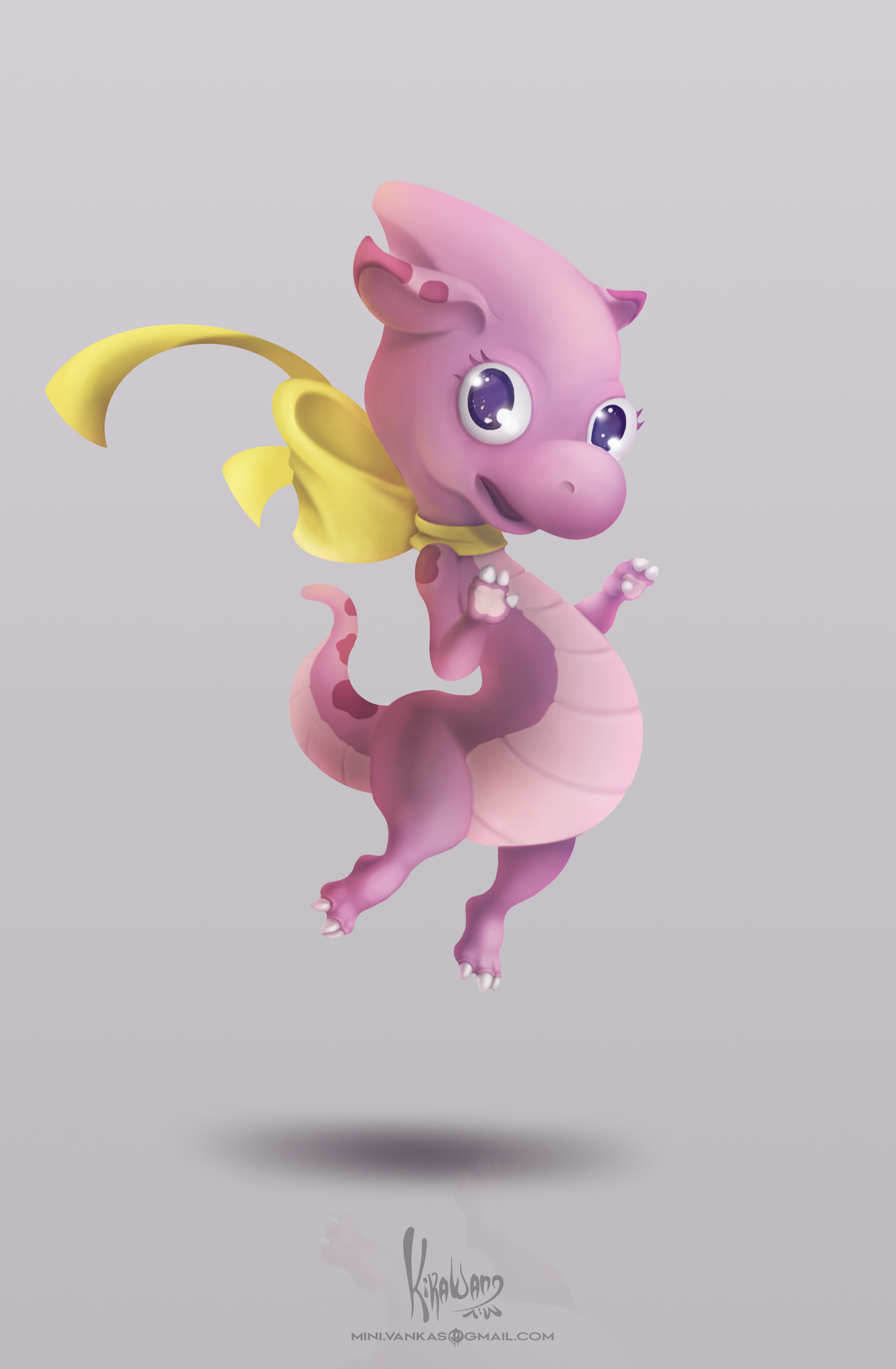 ArtStation - cartoon dragon