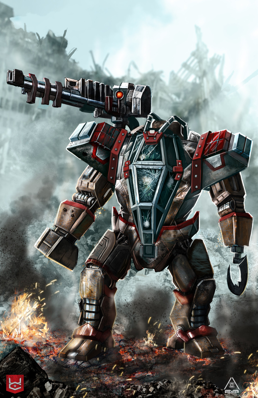 ArtStation - Vanguard Mech