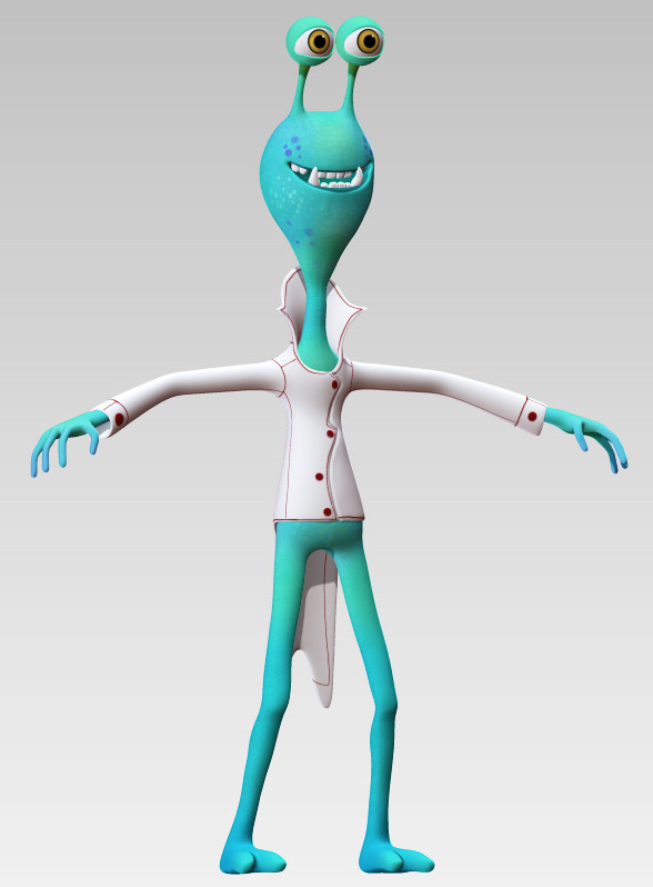 ArtStation - Running Mobile Game 3D Monster Characters Design