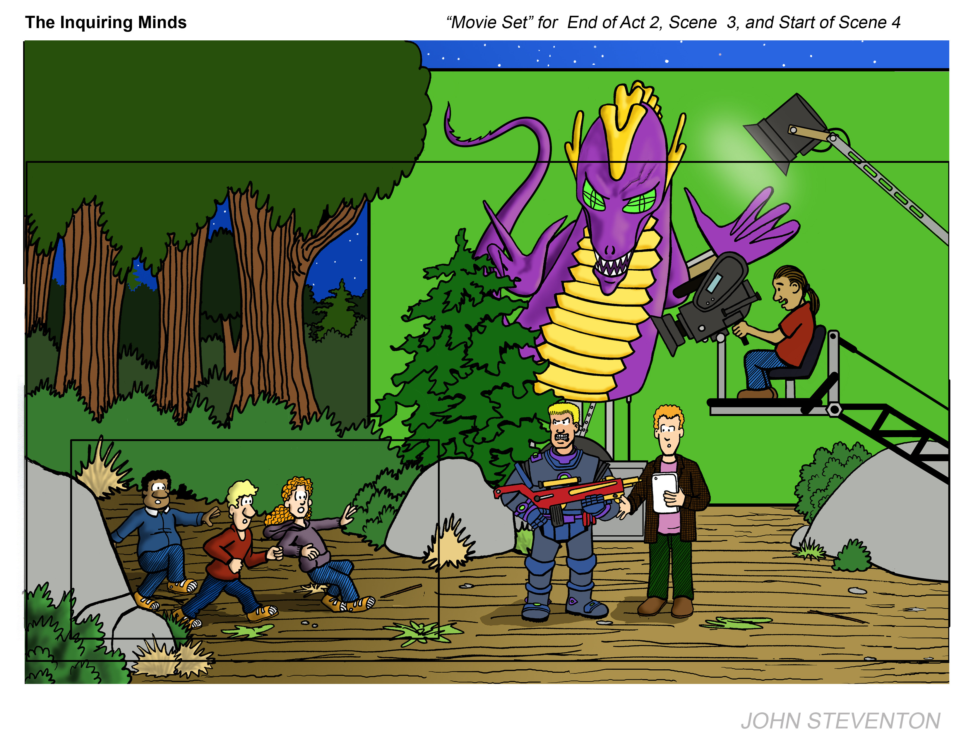 John Steventon - Storyboards: action, comedy