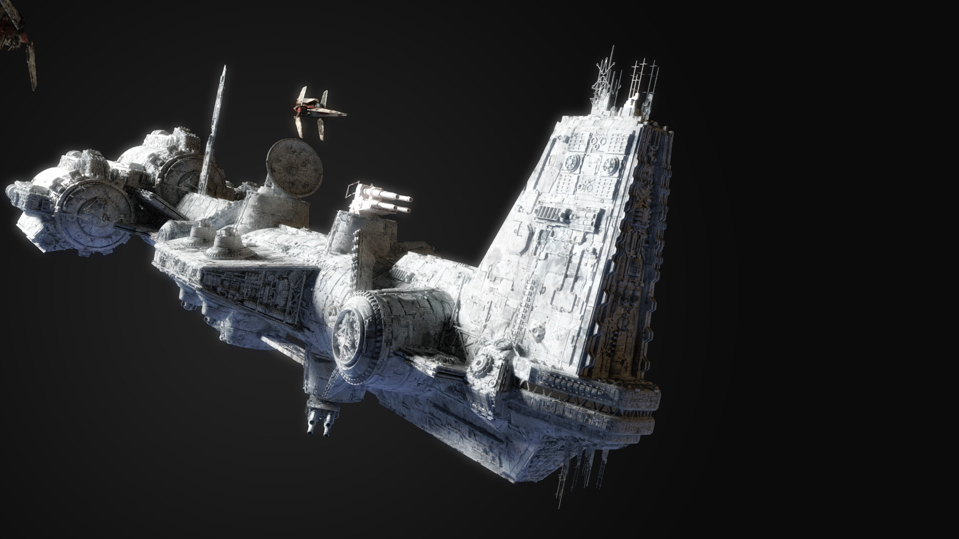 ArtStation - Hammerhead style ship- retextured.