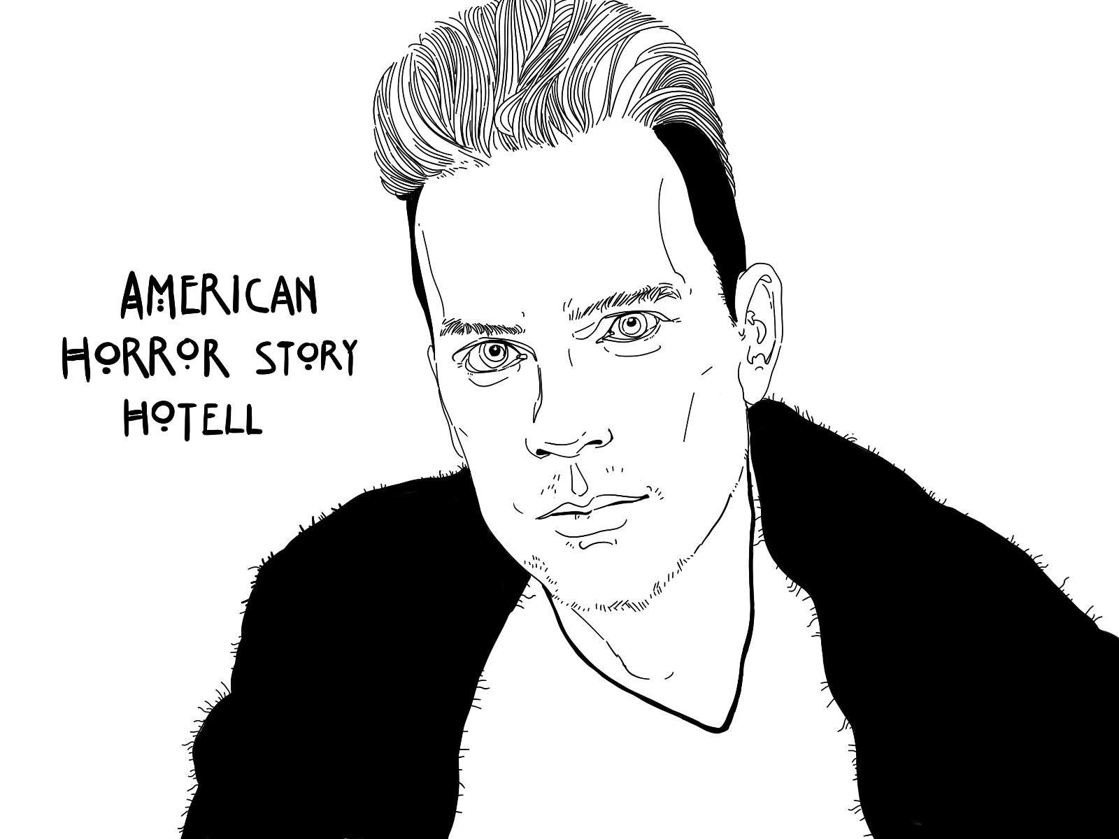 ArtStation - illustrations for The American Horror Story