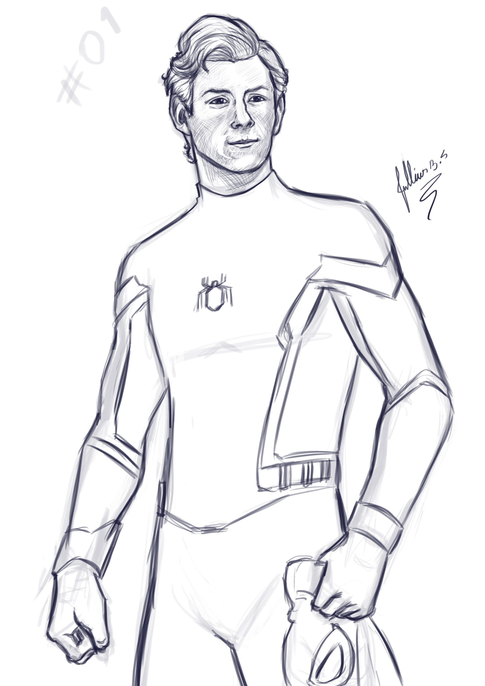 tom holland coloring pages