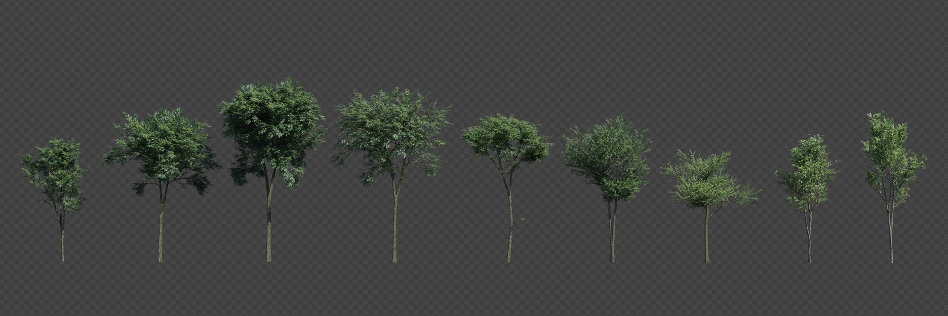ArtStation - High Poly Oak Trees