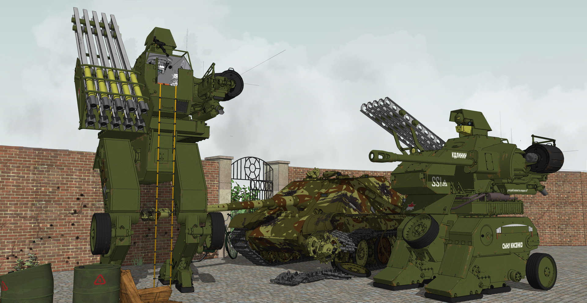 Rob Cavanna - Zinka Light Soviet Mech Destroyer COLLAB