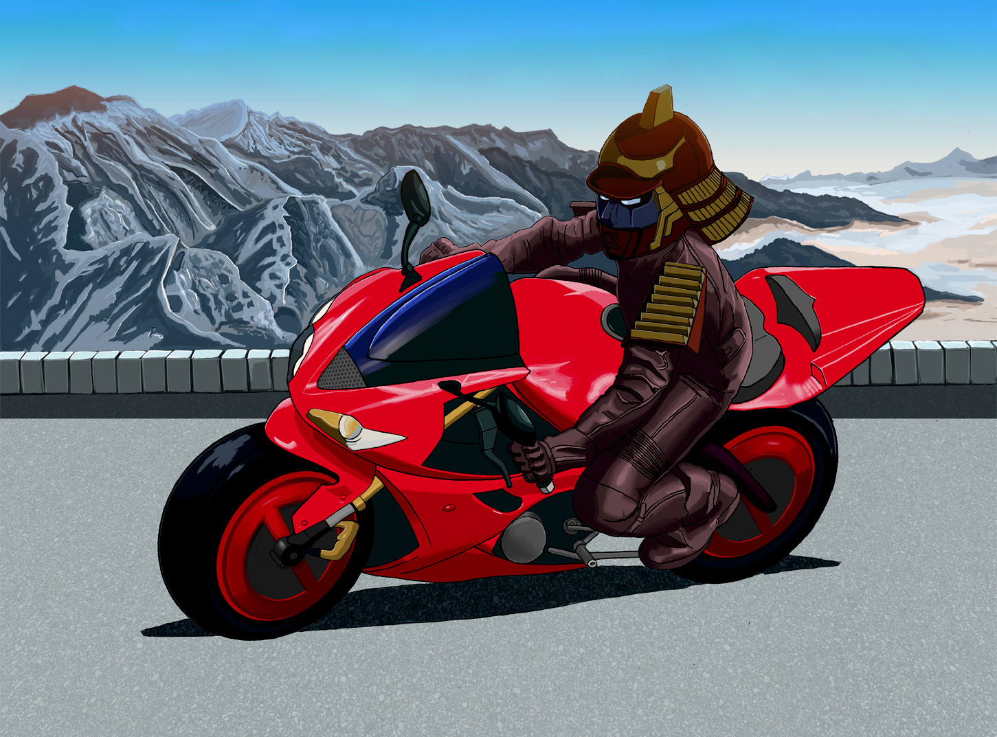 ArtStation - Samurai Rider