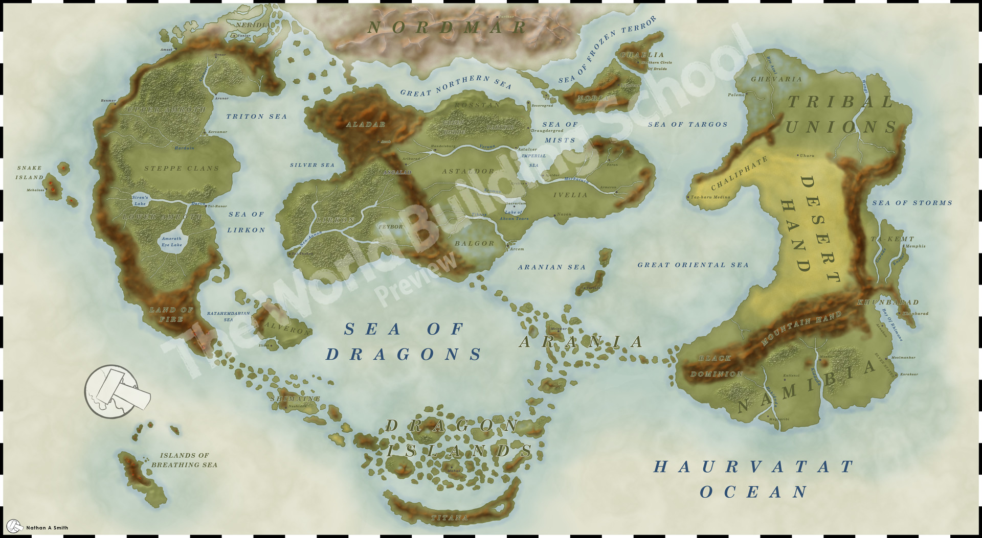 ArtStation - Fates World Map