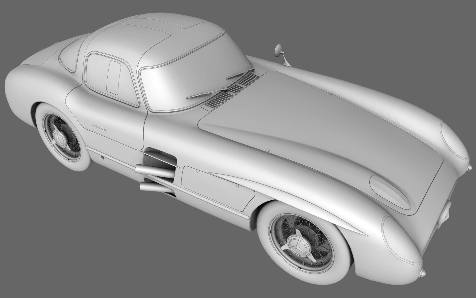 ArtStation - Mercedes SLR 300