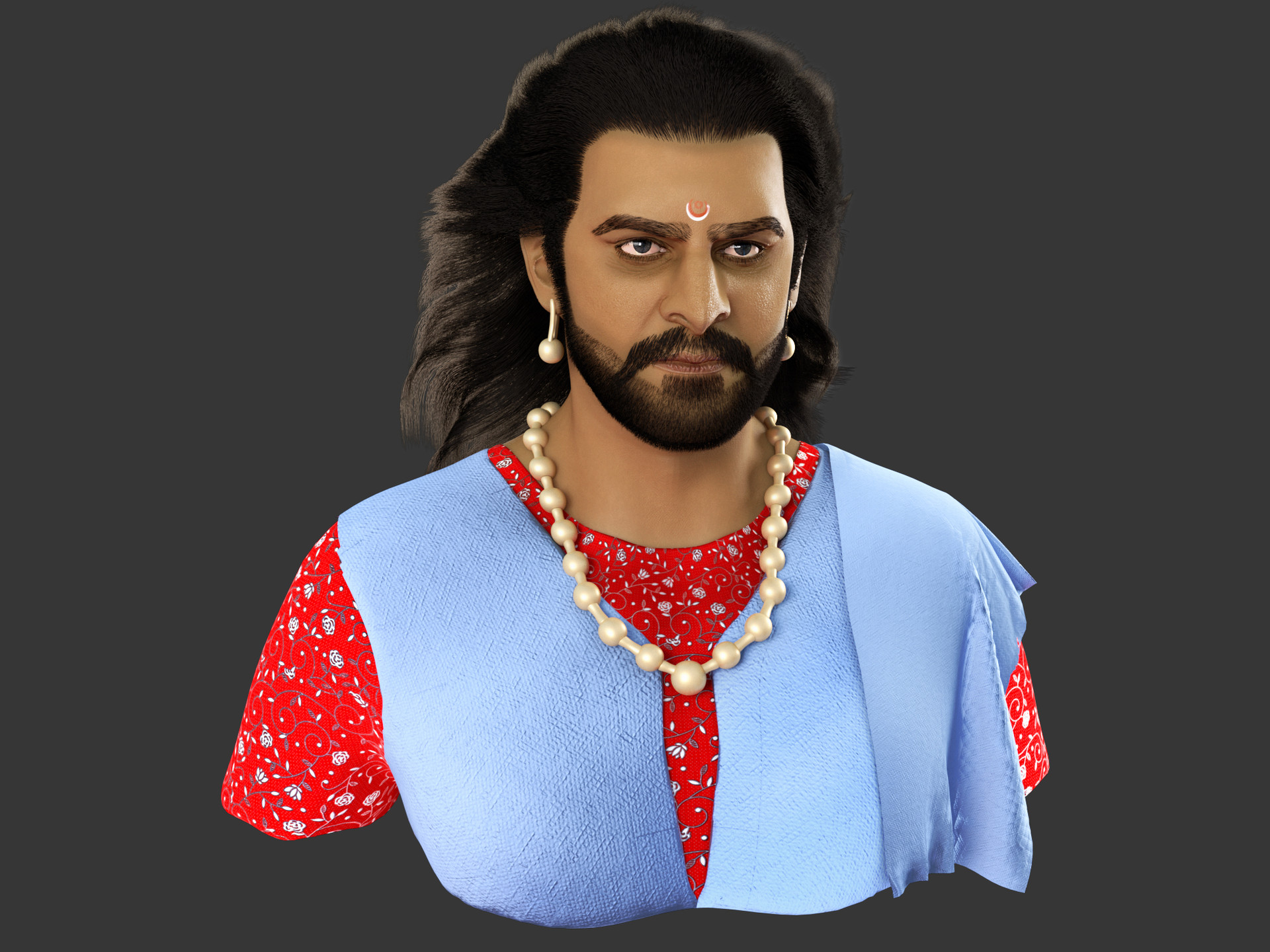 Bahubali Prabhas 3d