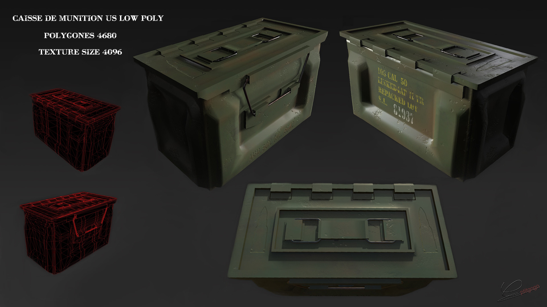 ArtStation - US military box