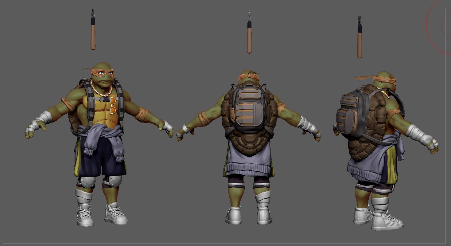 ArtStation - TMNT Fan sculpt