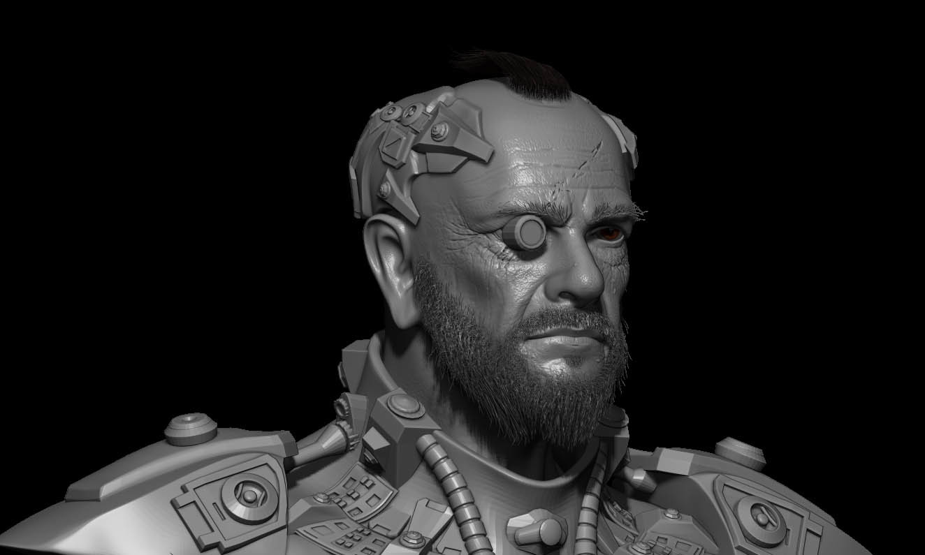 ArtStation - evil military guy