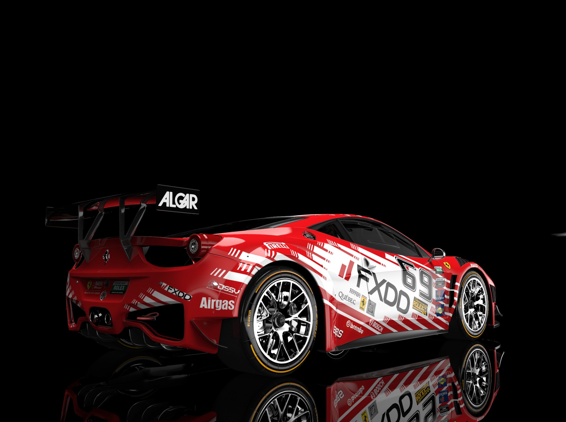 ArtStation - FERRARI RACING 458 GT RACING ON RYZEN AMD
