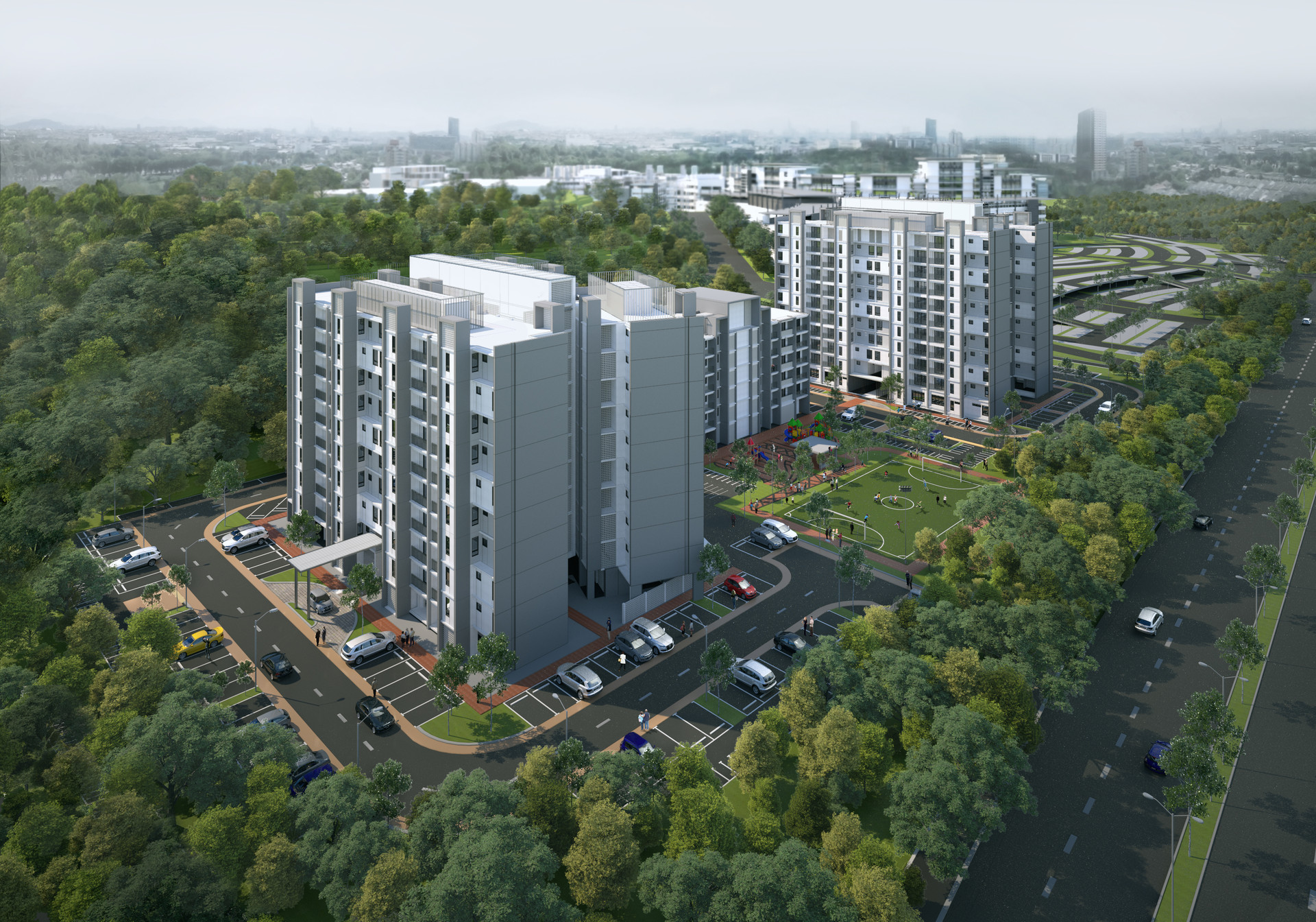 ArtStation - (Internship) 3D Visualization - Exterior