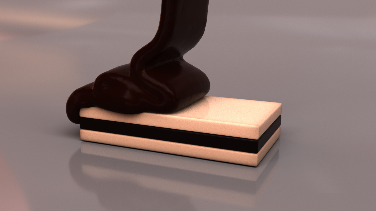 Joshua Elkin - Chocolate Commercial - Particle Fluid Test