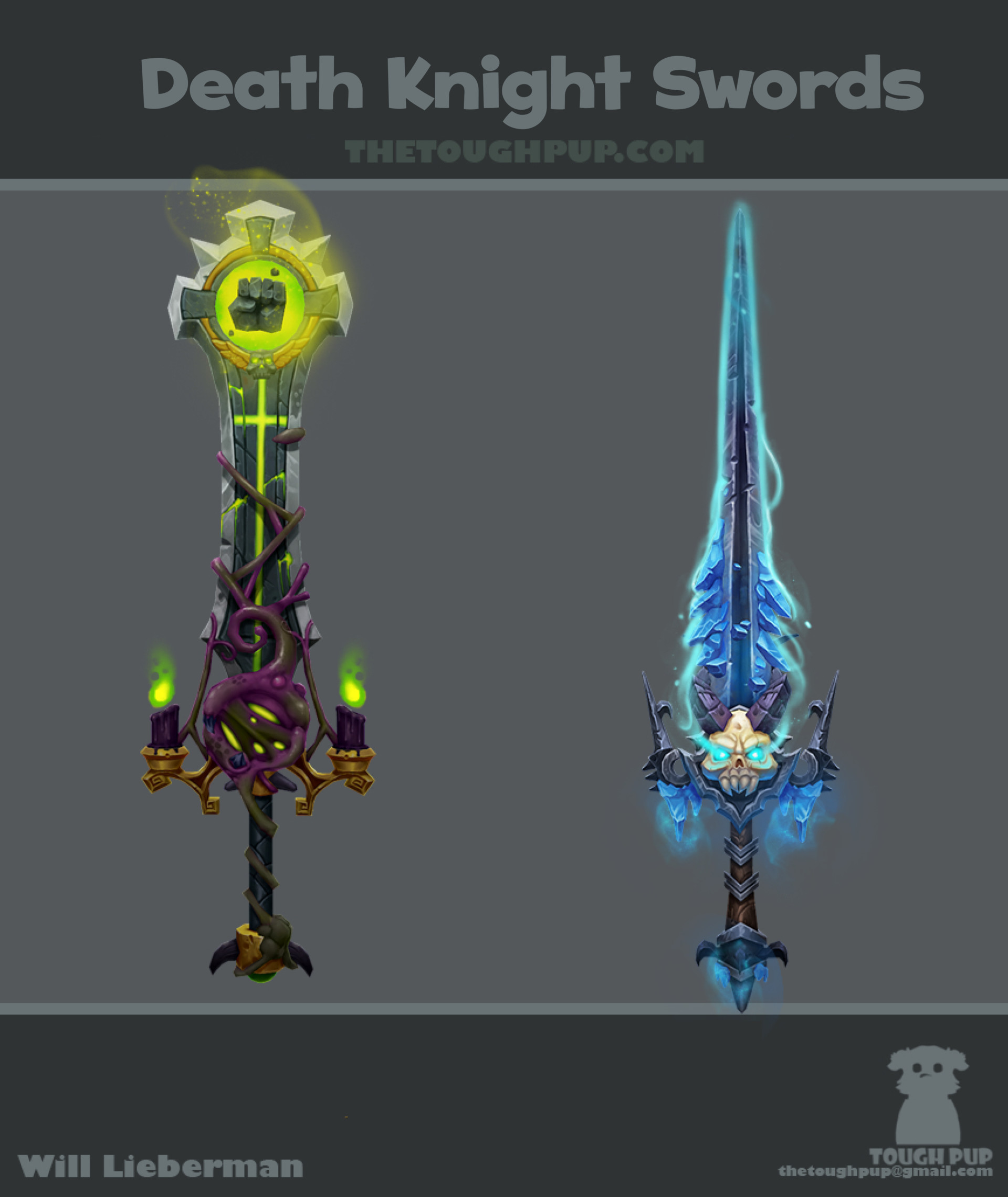 ArtStation - Death Knight Swords