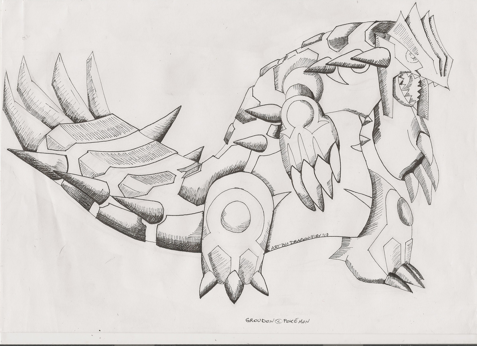 primal groudon coloring sheet