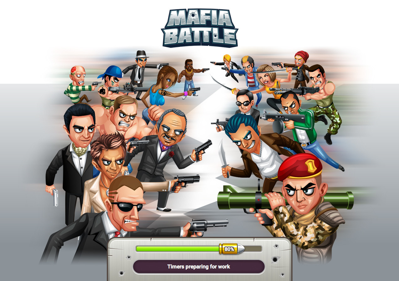 ArtStation - MAFIA BATTLE Loading Screen 10