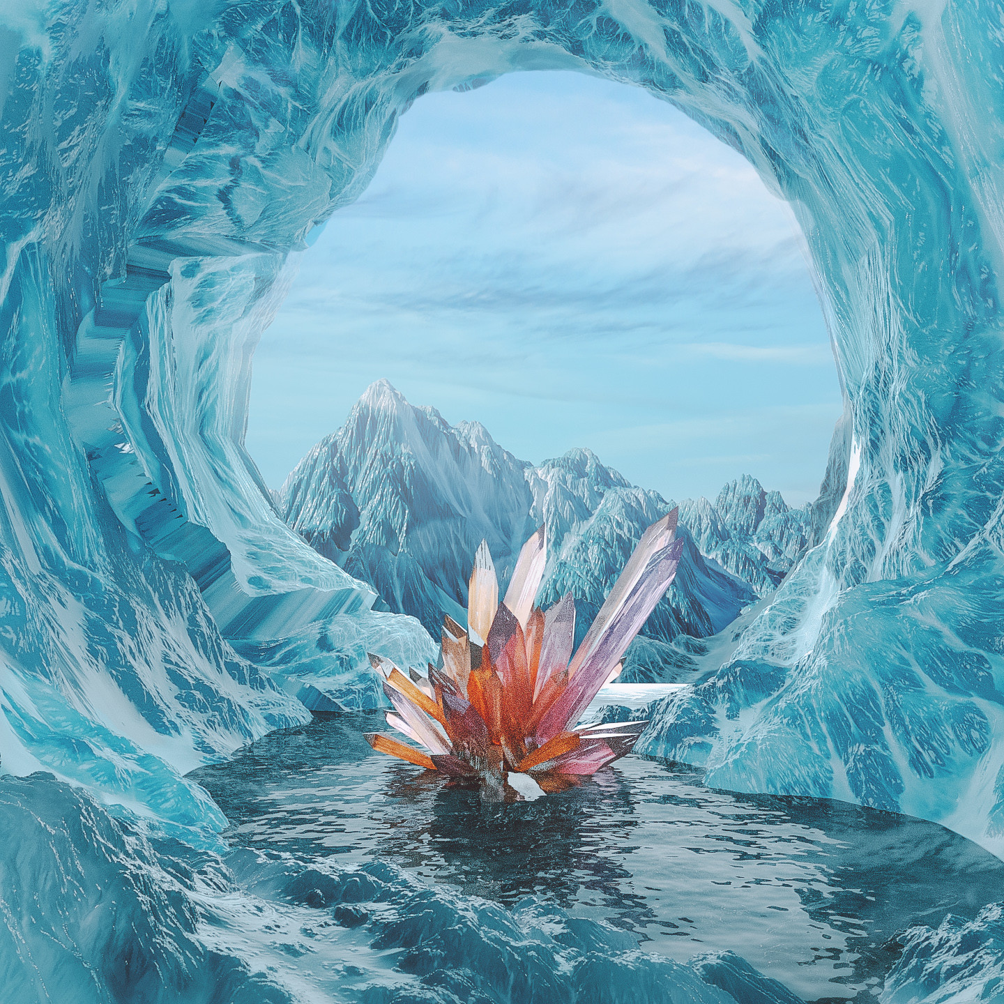 ArtStation - Crystal in the hole