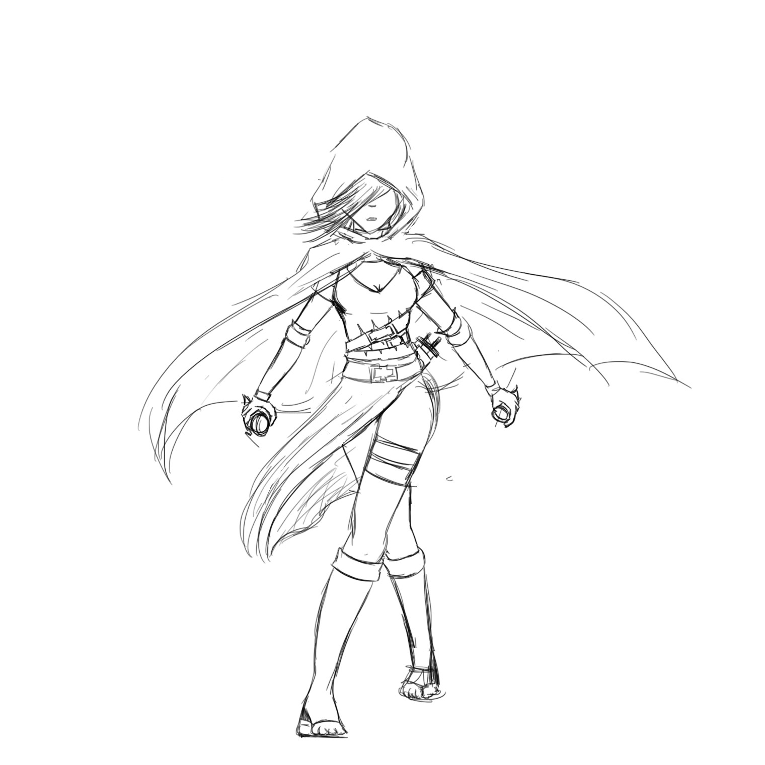 how to draw assassin hoods