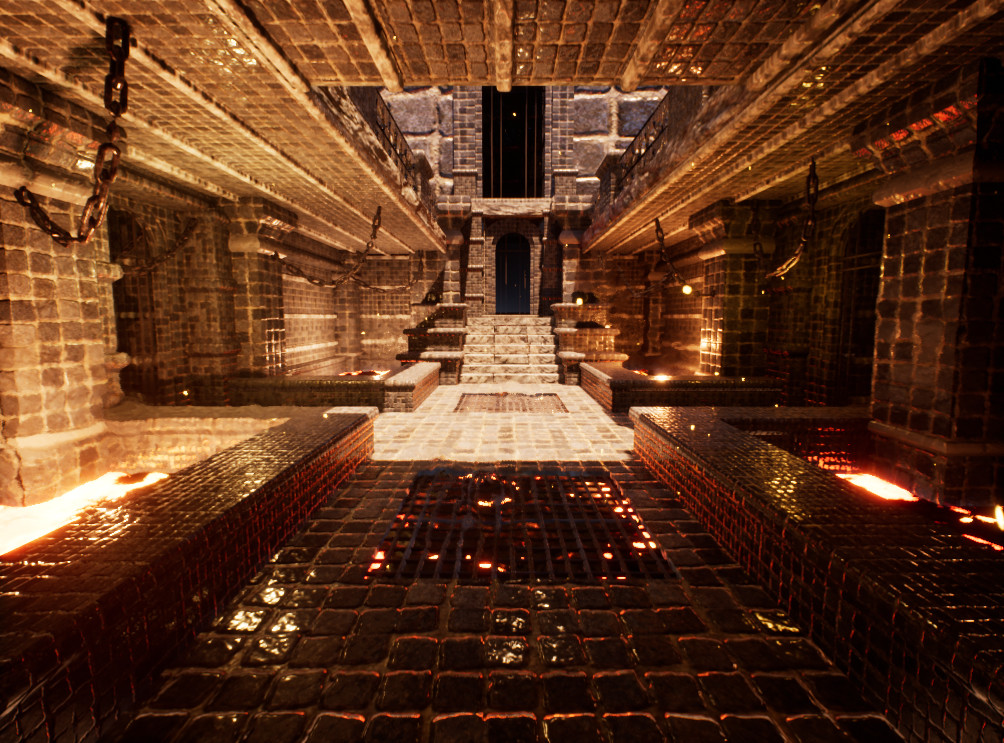 ArtStation - Small Prison (Lava)