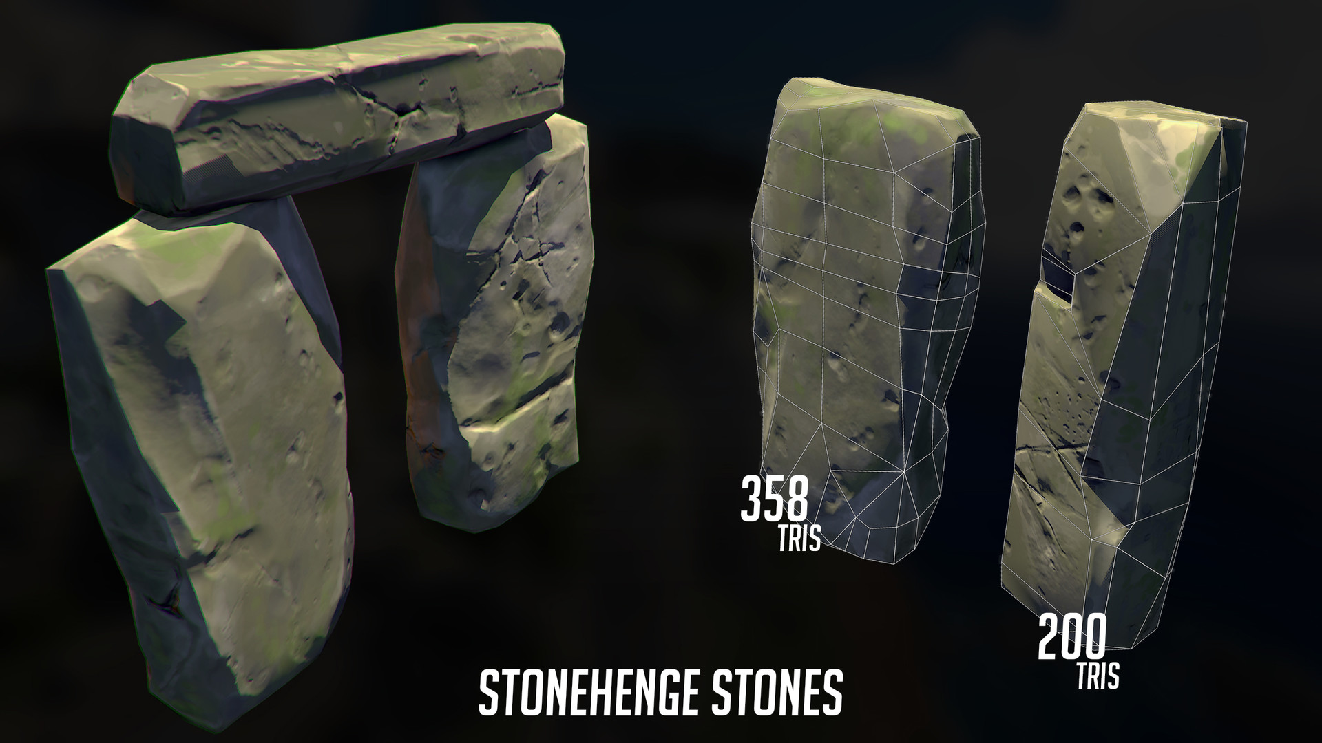 ArtStation - Stonehenge Rocks / Overwatch Style Test