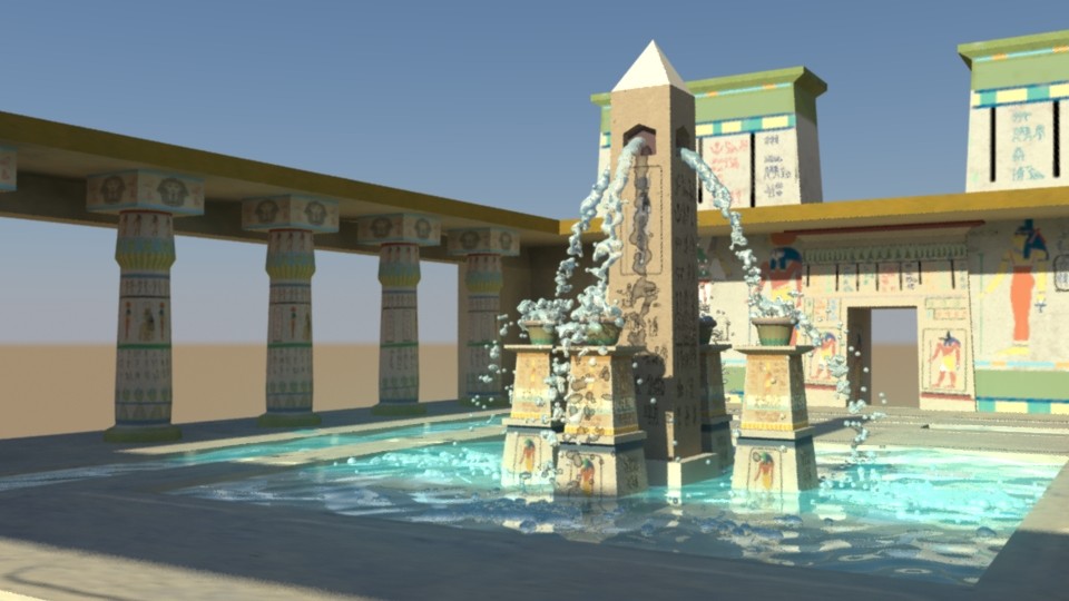ArtStation - Ancient Egypt fountain