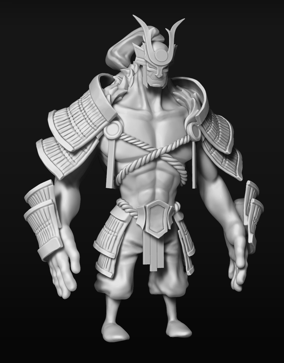 ArtStation - Stylized Samurai