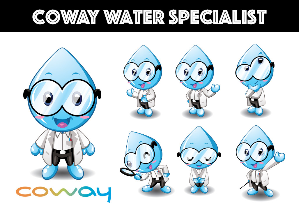 ArtStation - COWAY Water Specialist Mascot 1