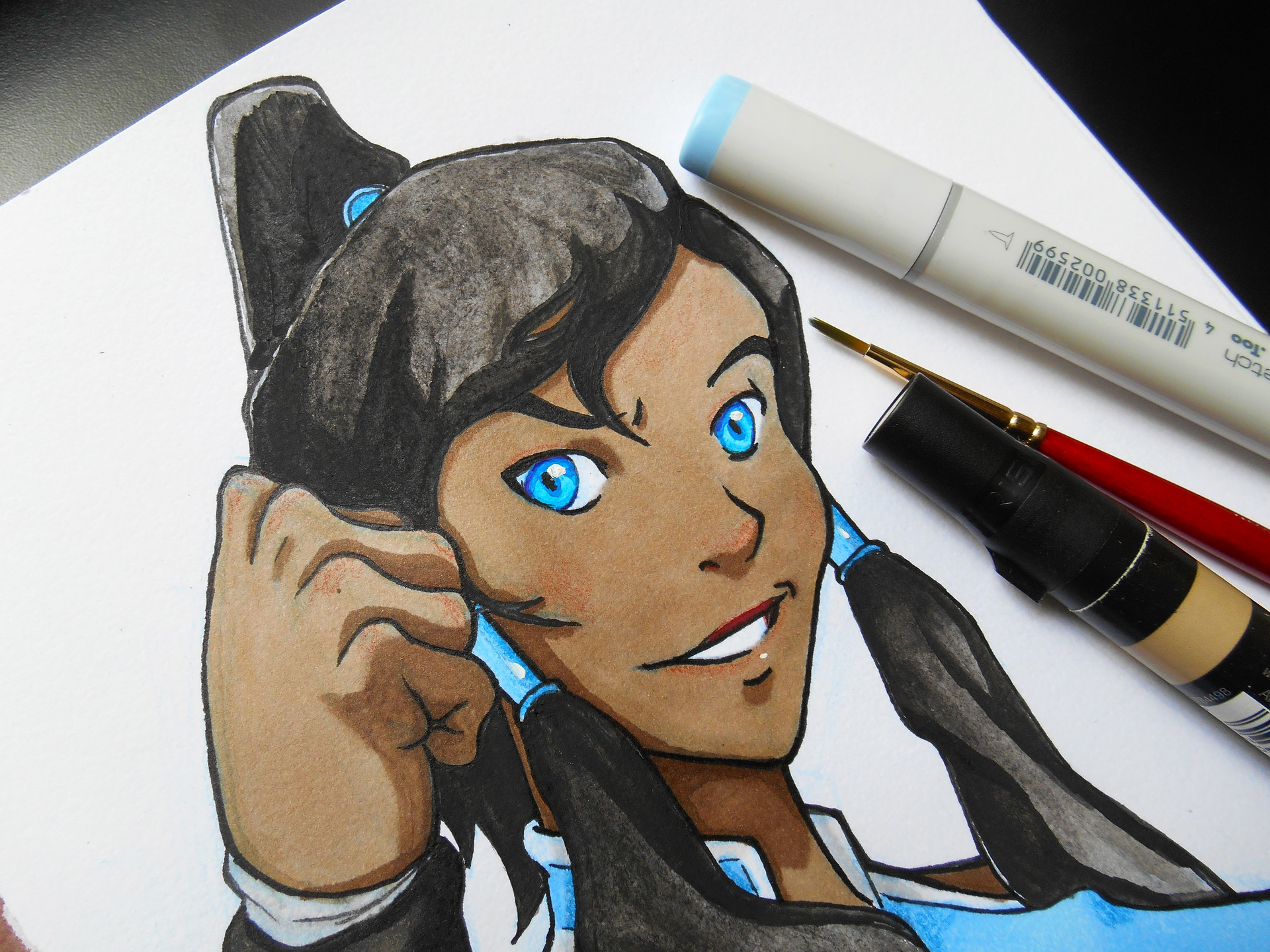 ArtStation - Avatar Korra Mixed Media Experiment