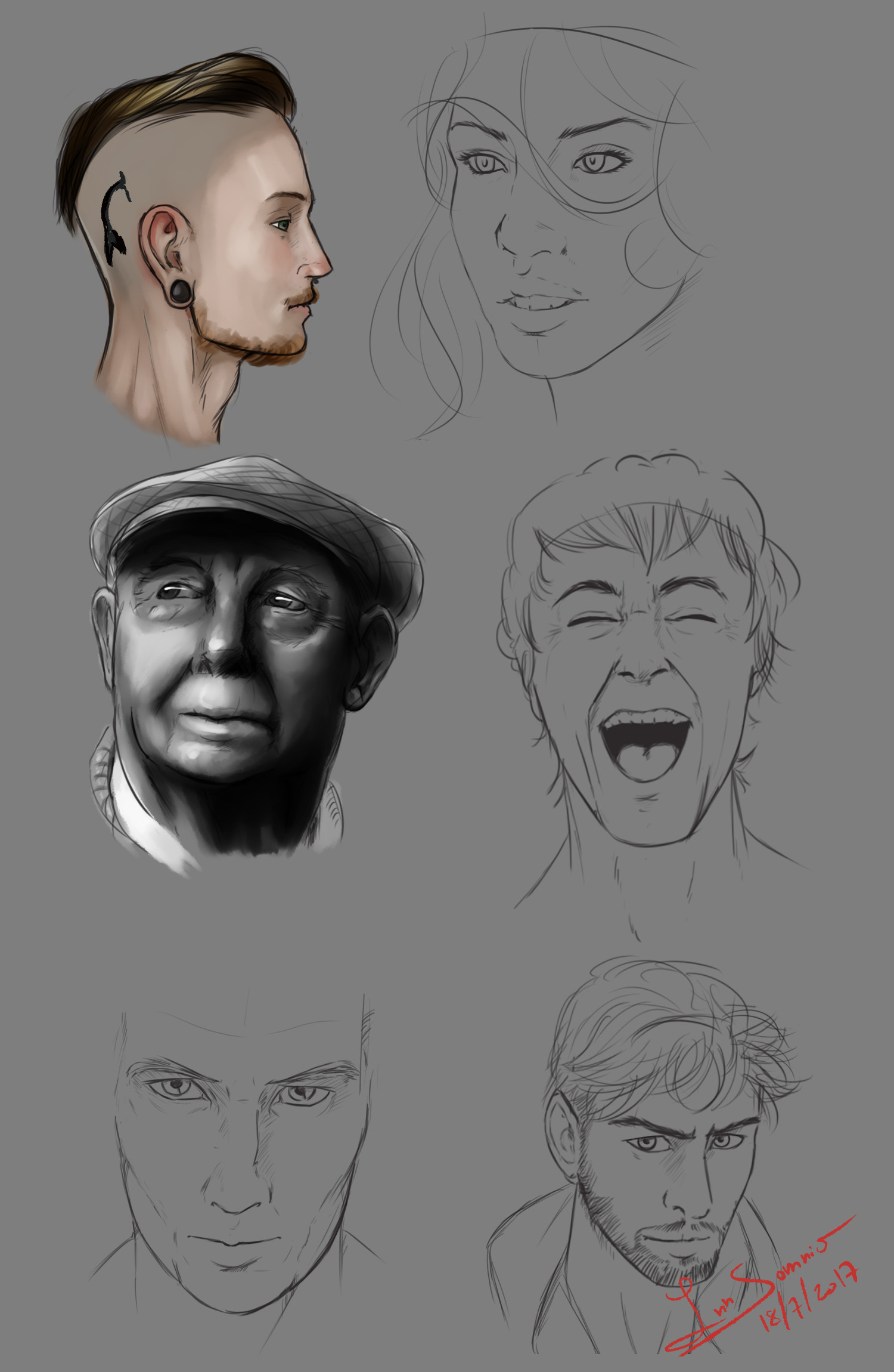 ArtStation - Face Practice