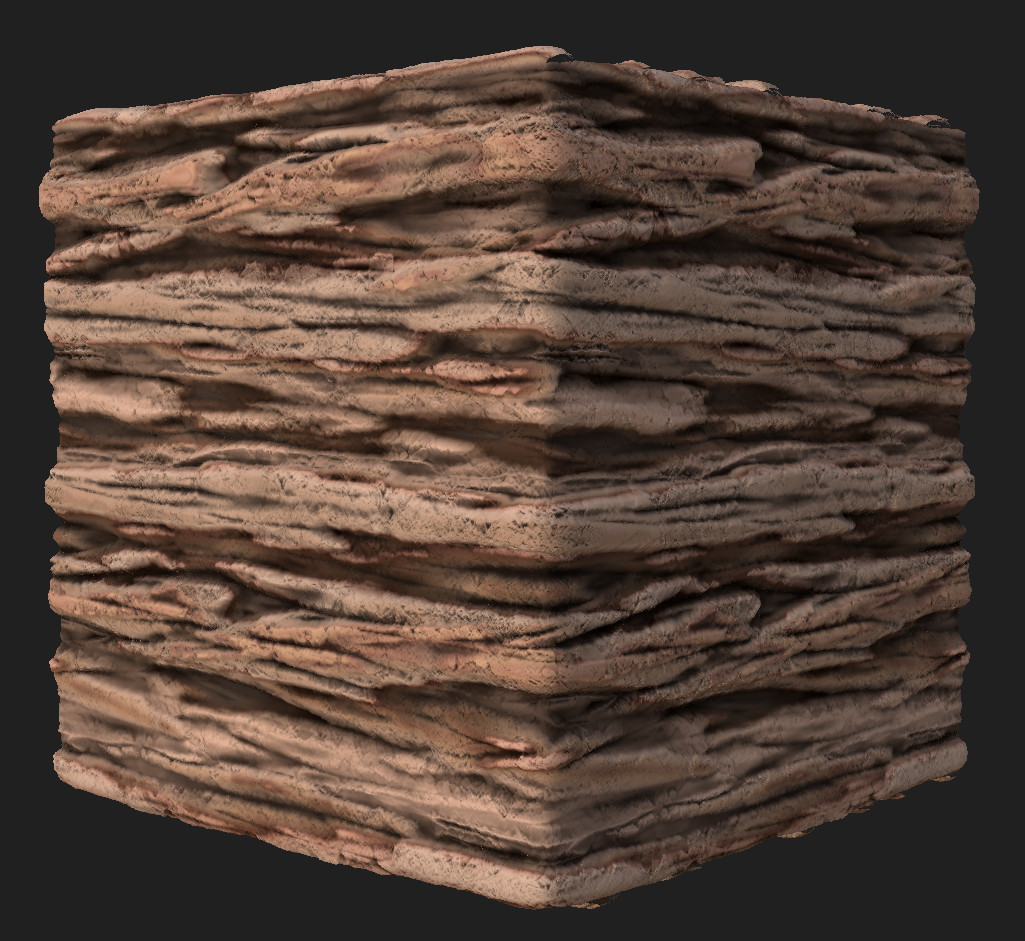 ArtStation - Layered Rock Material