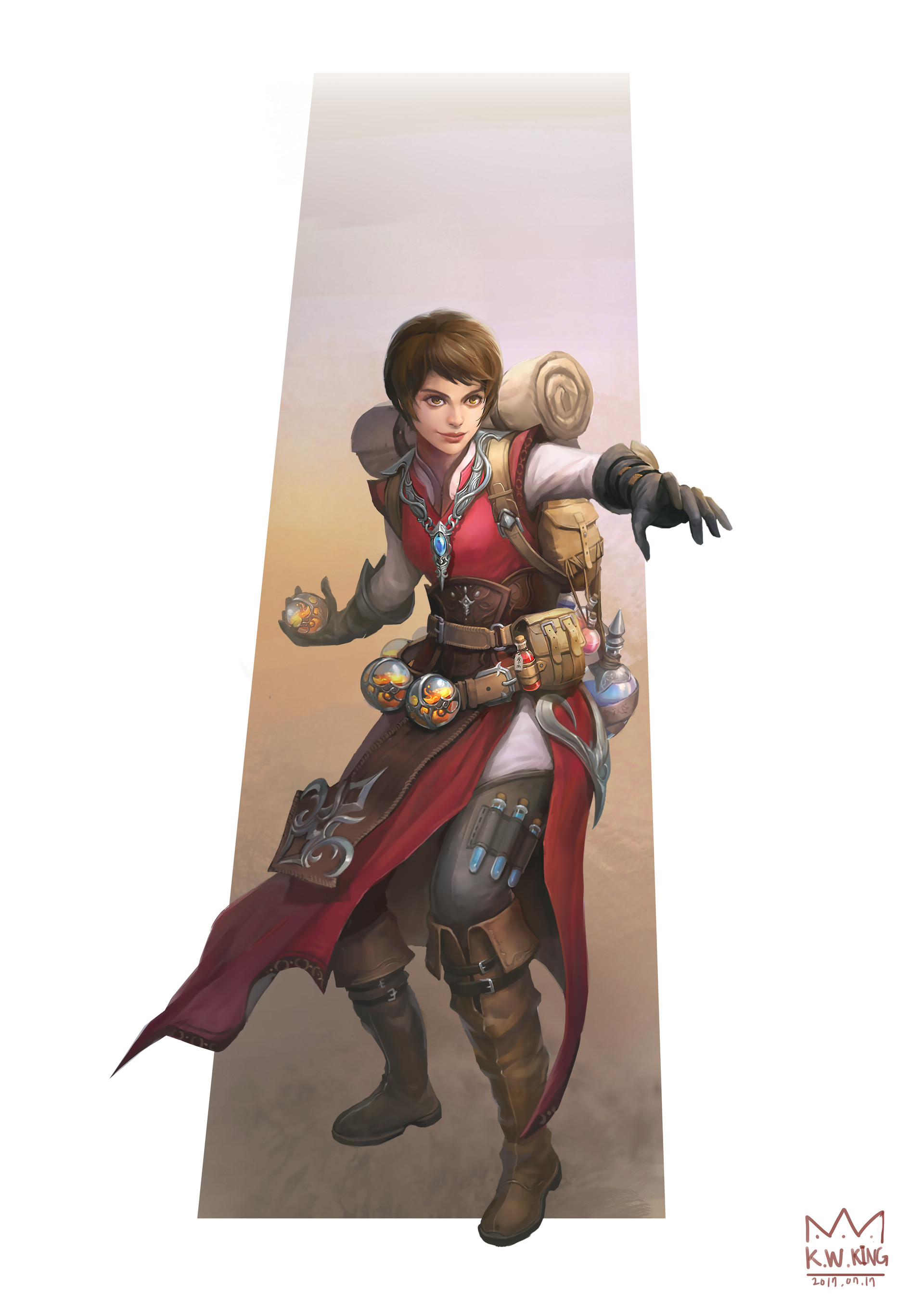 Potion Mage by Koowa King : r/ReasonableFantasy
