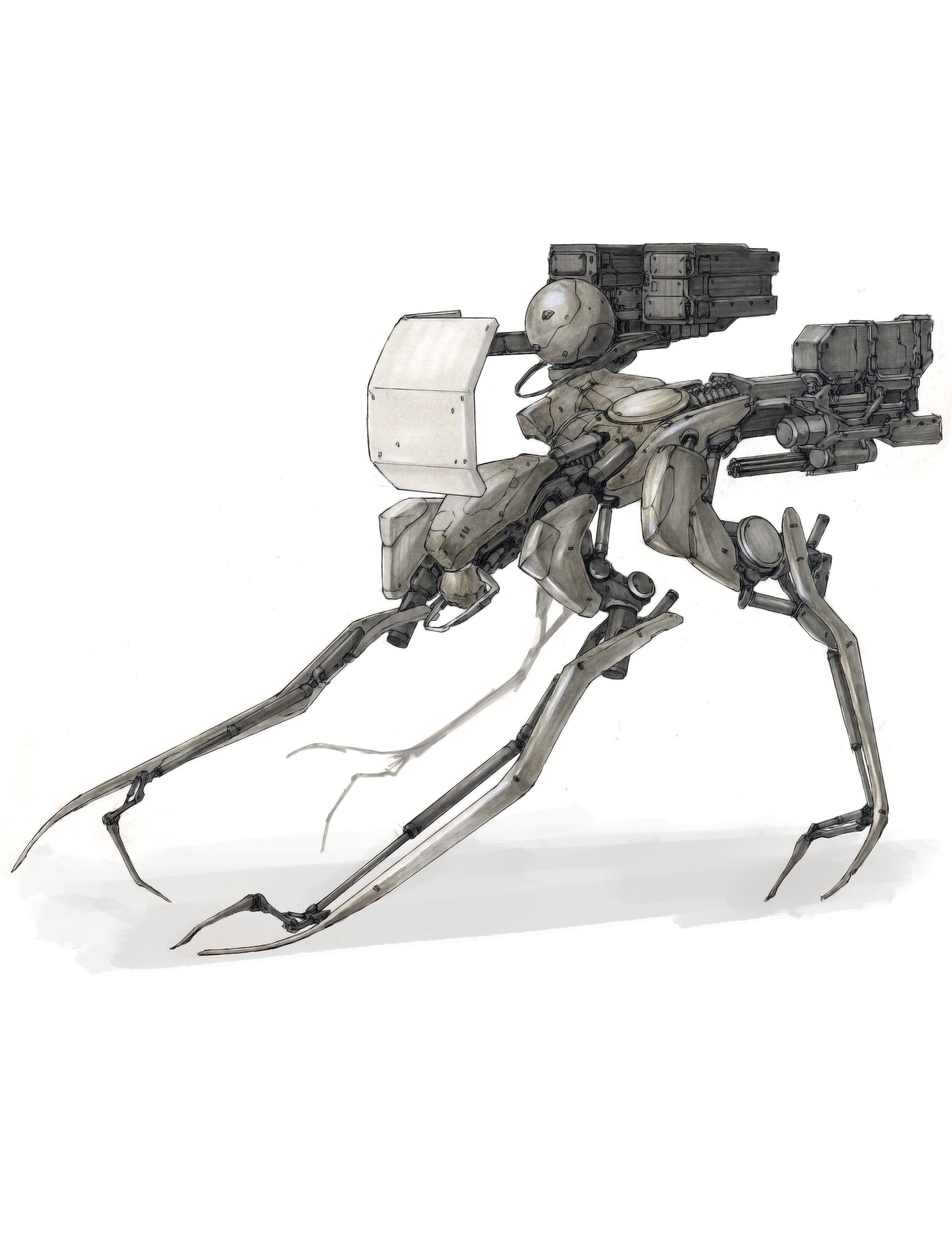 ArtStation - Mech sketch