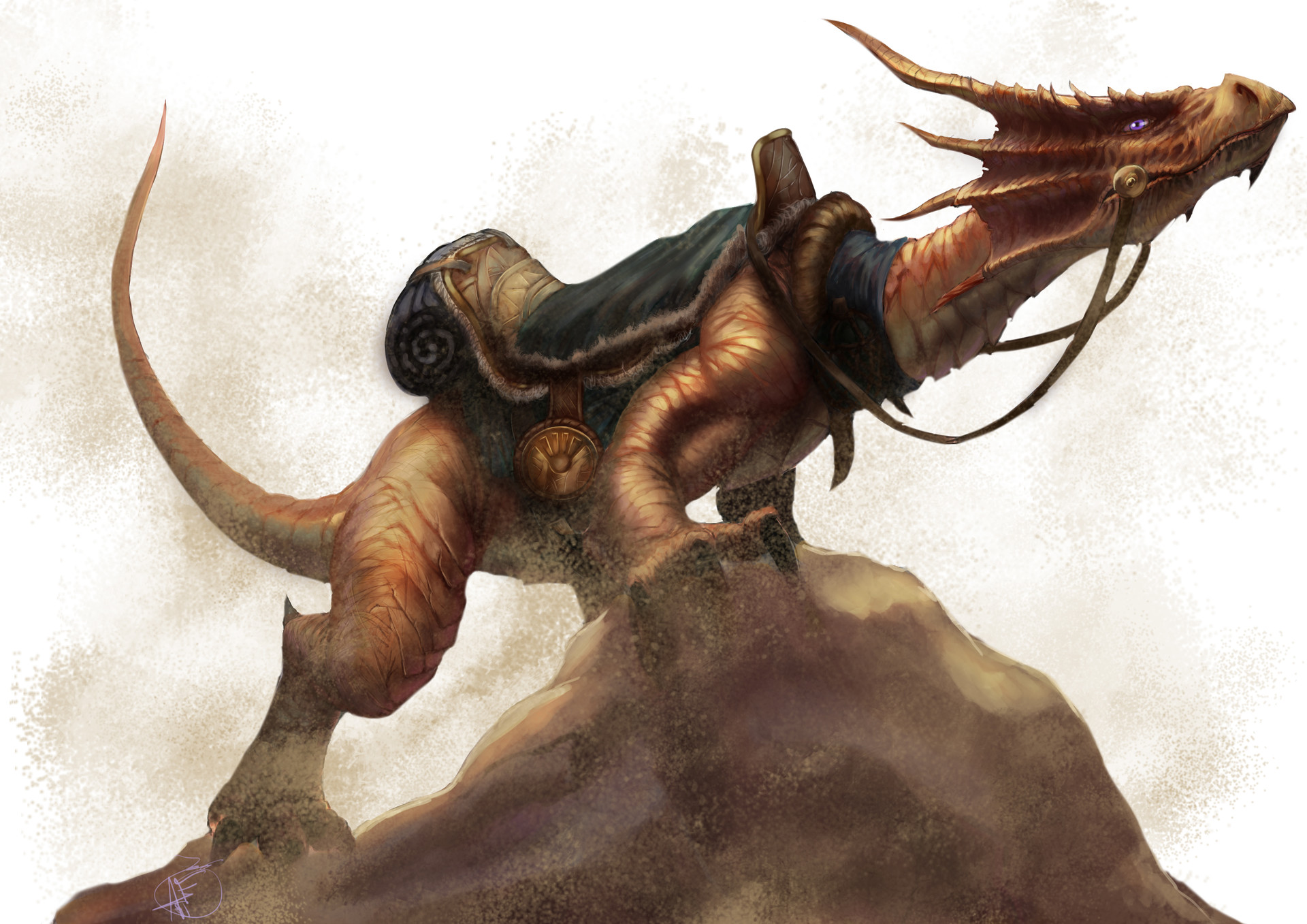 ArtStation - Lizard Mount