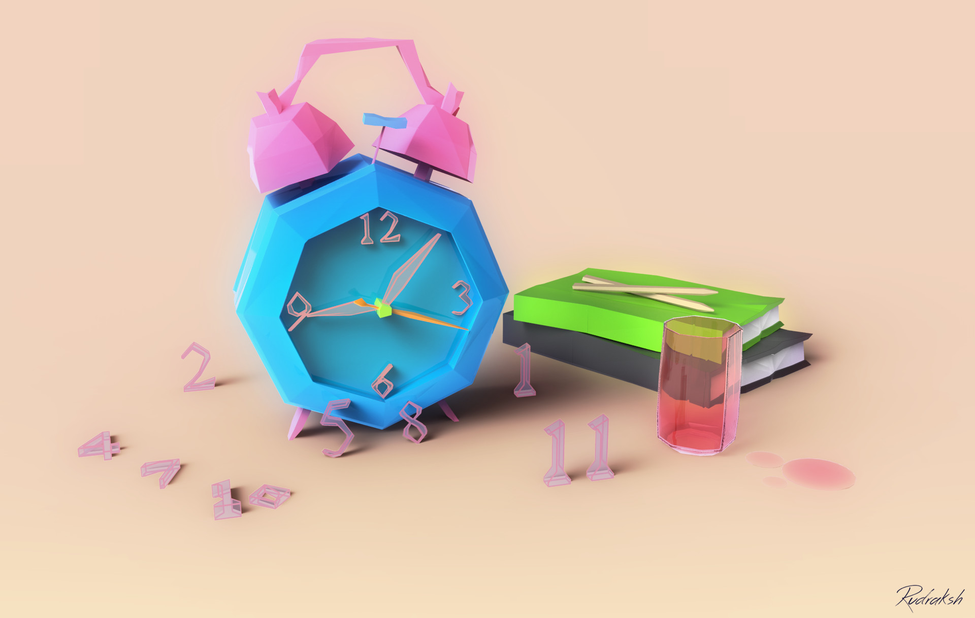 ArtStation - Low poly watch