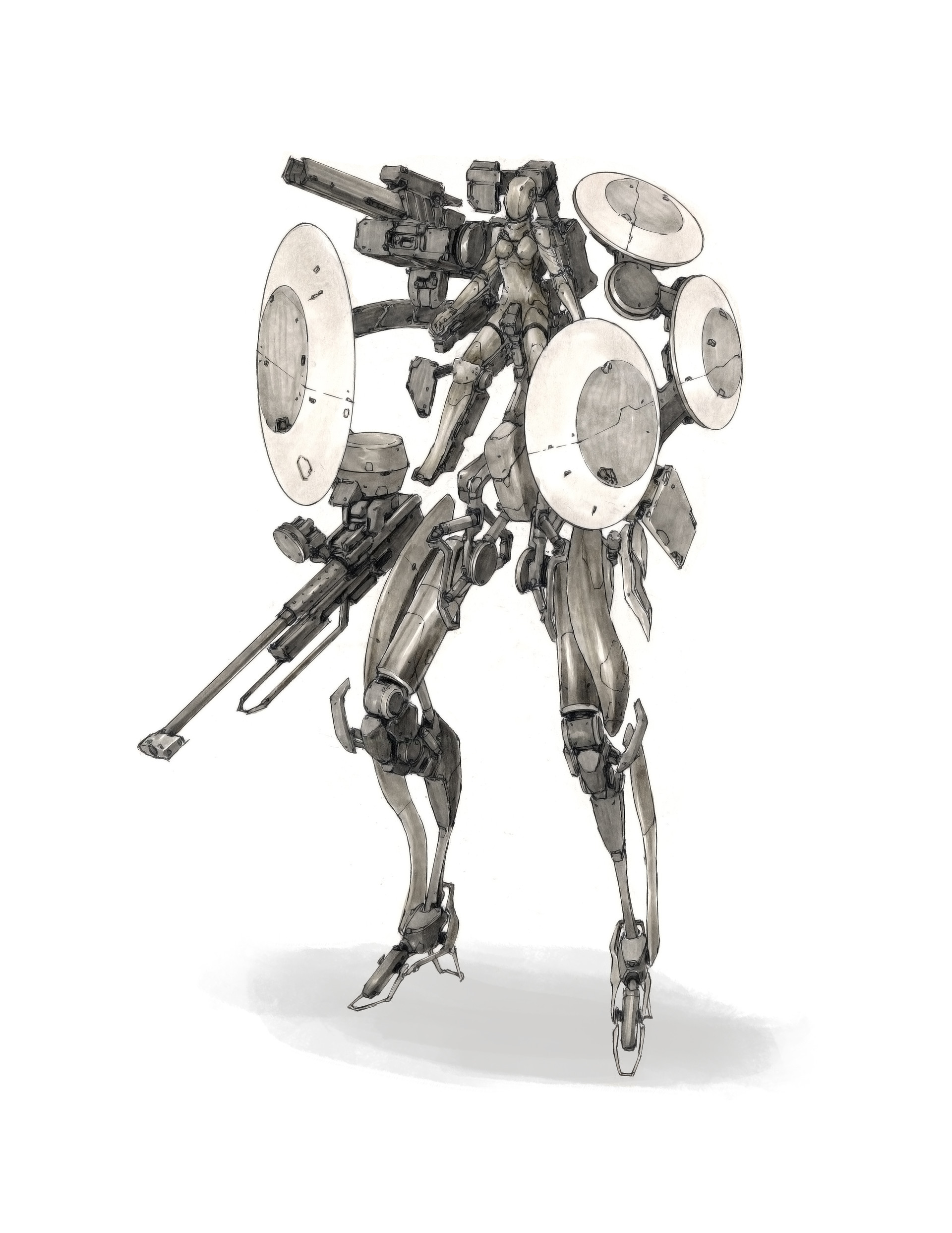 ArtStation - Mech sketch