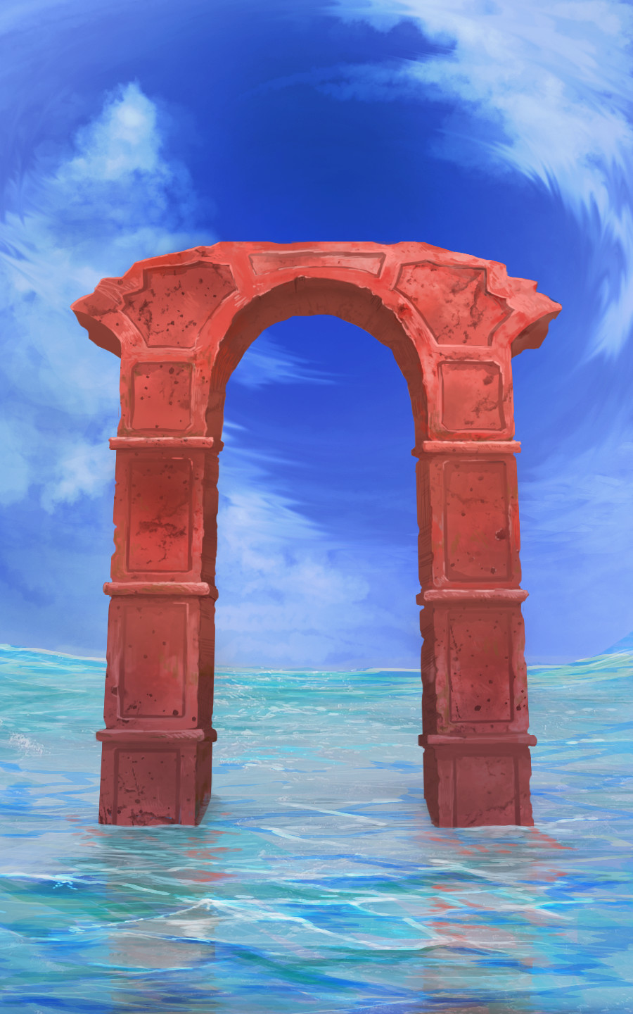 ArtStation - Sea and gate