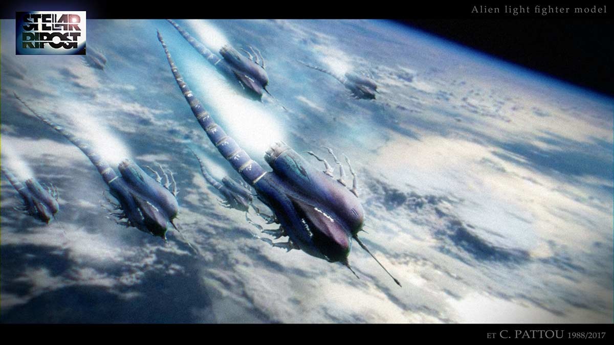 ArtStation - alien light fighter