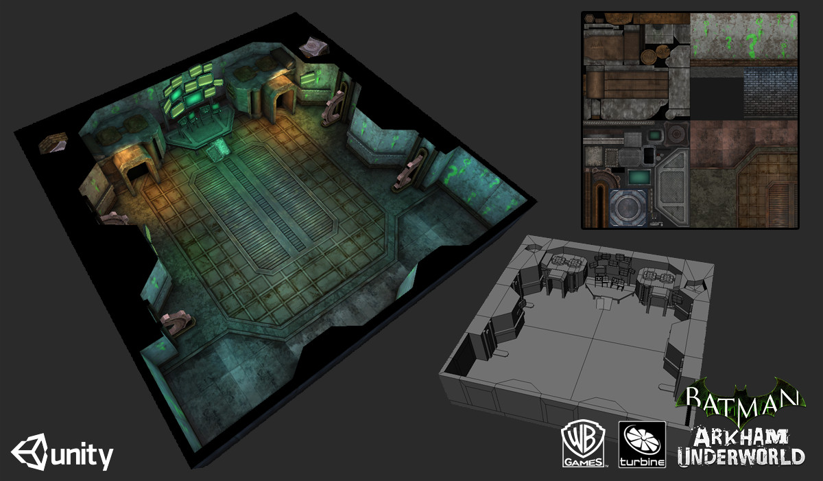 Dan Wallace - Batman: Arkham Underworld - Environments - iOS, Android