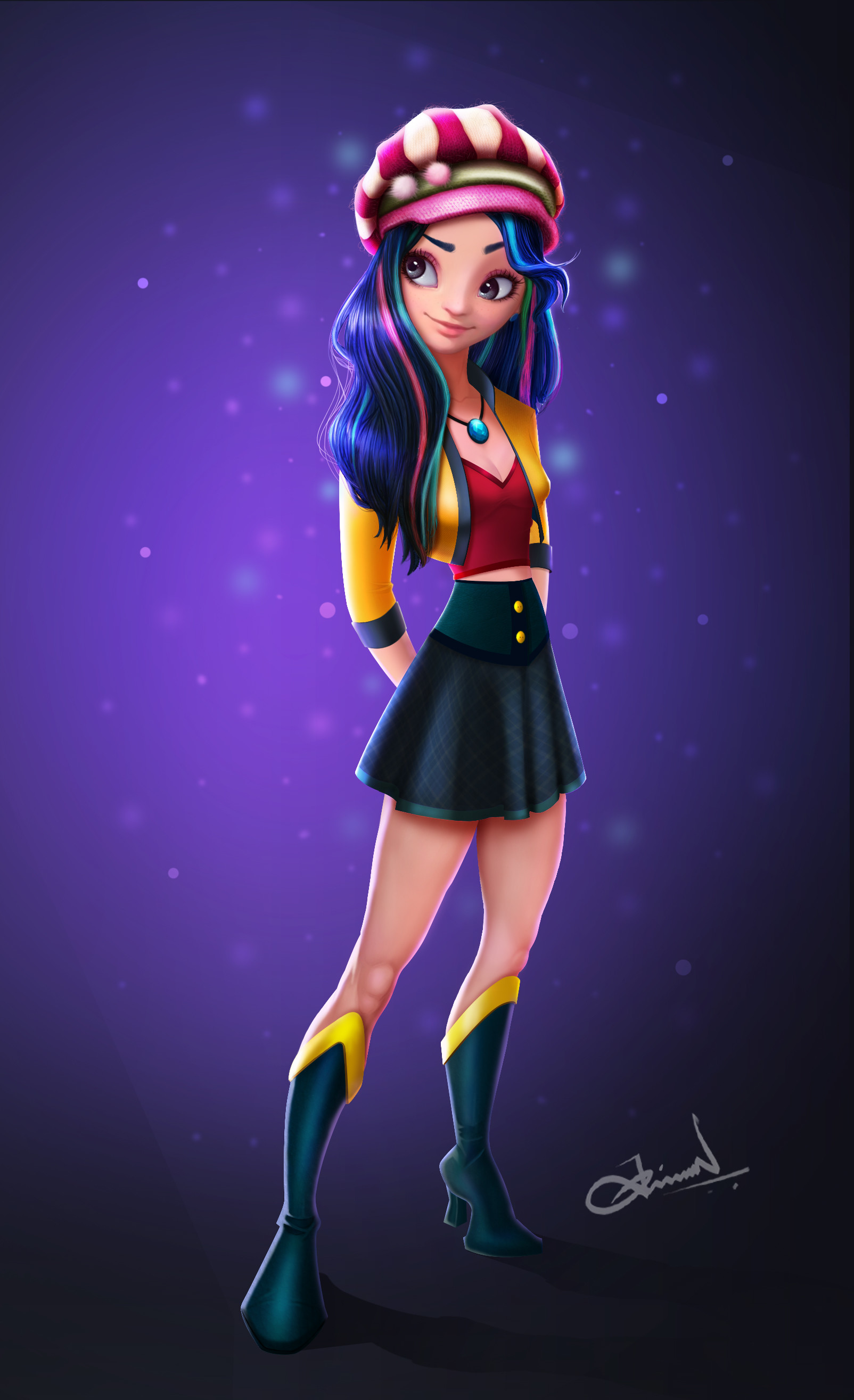 ArtStation - Cute Girl