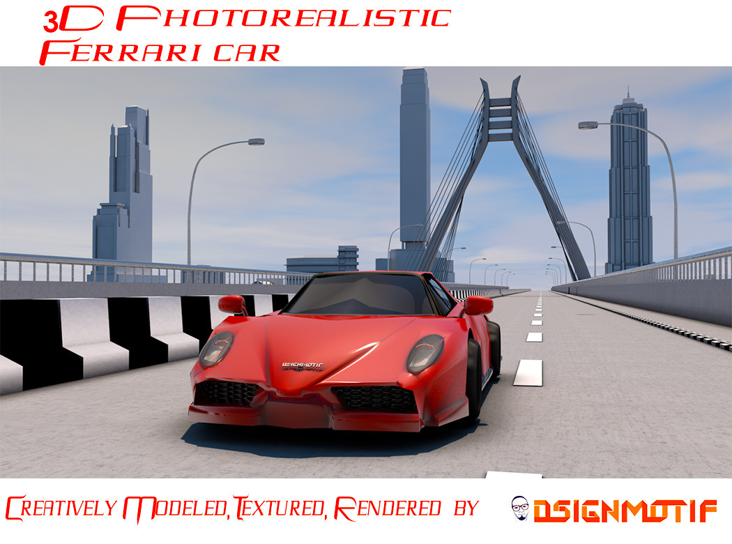 ArtStation - Ferrari Modeling