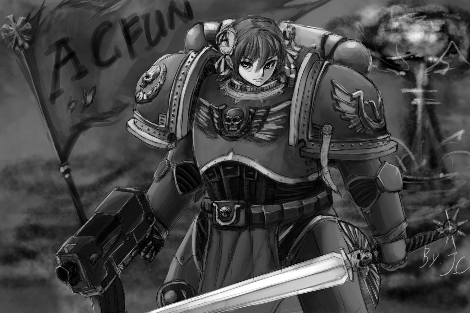 ArtStation - AC girl WarHammer!