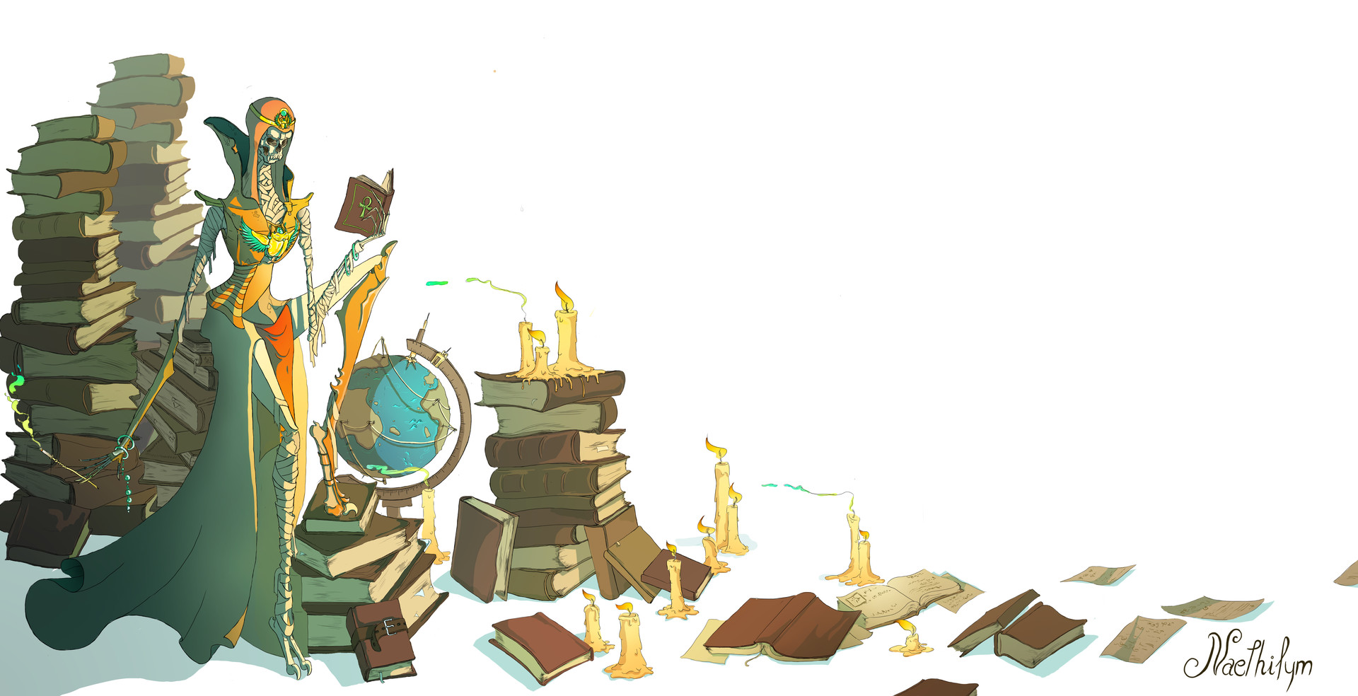 ArtStation - "Ancient God & Fake God"