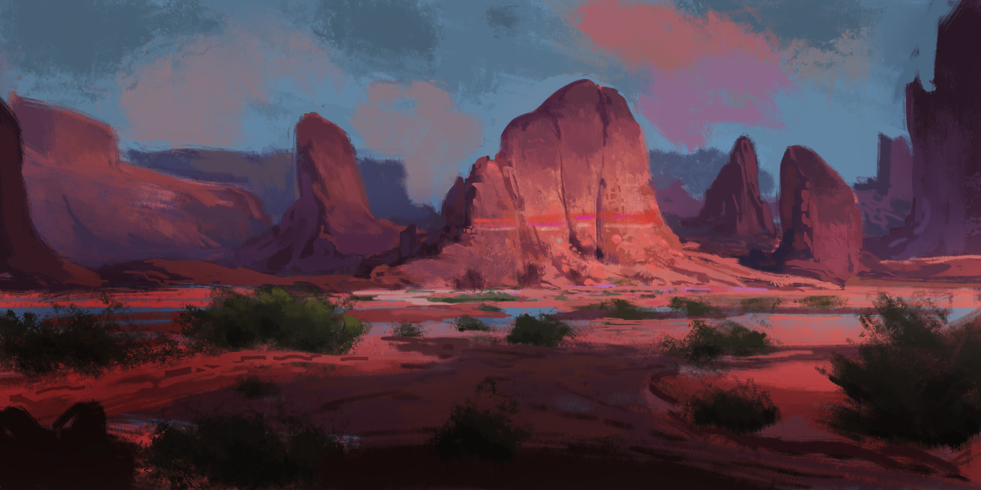 ArtStation - Landscape concepts