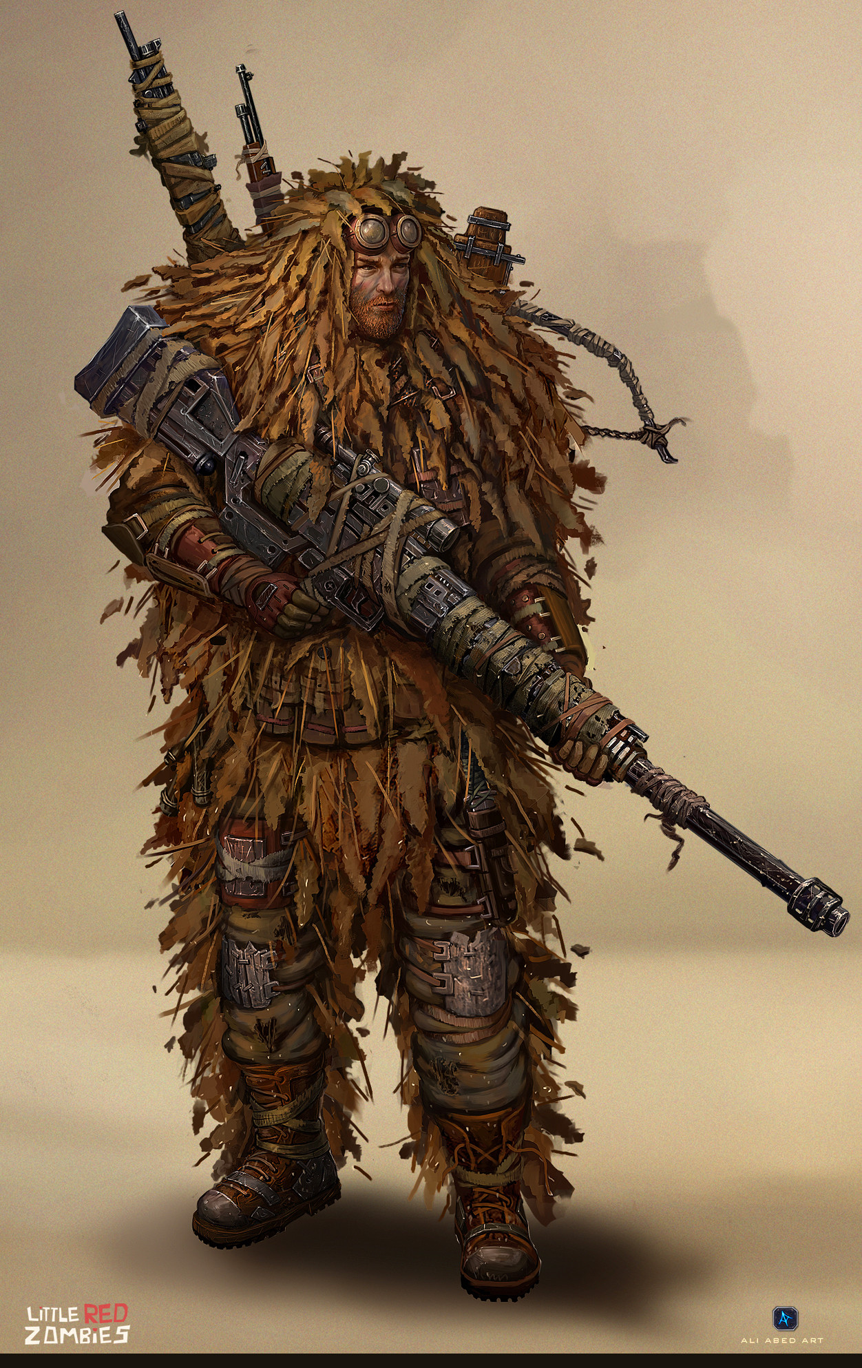 ALI ABED - POST APOCALYPTIC CHARACTER CONCEPT DESIGN