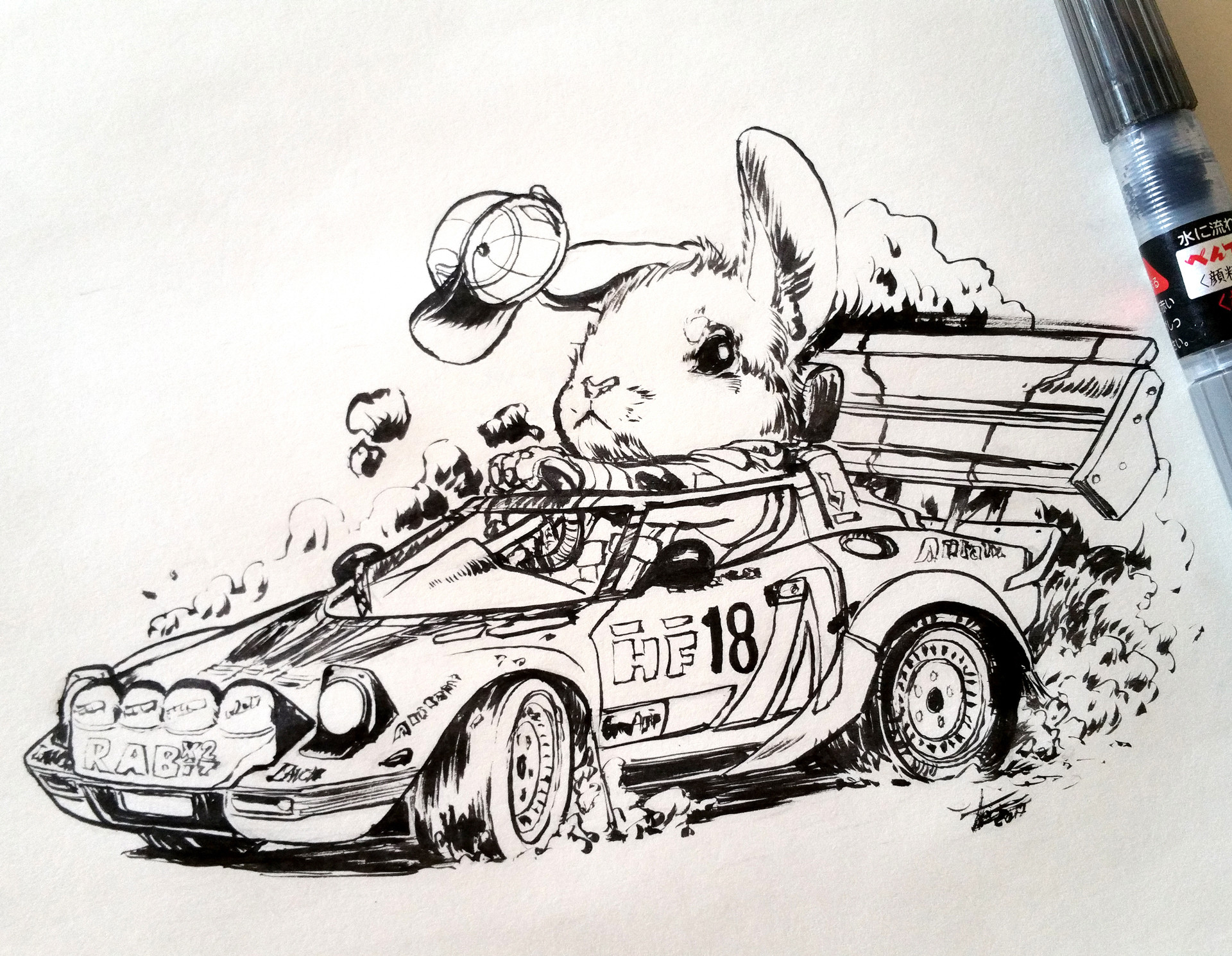 ArtStation - Fast & Furry 9 Lancia Stratos custom and Rabbit, Tommaso ...